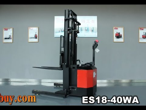 Electric stacker 1.8t straddle suitable for non-standard pallets ES18 ...