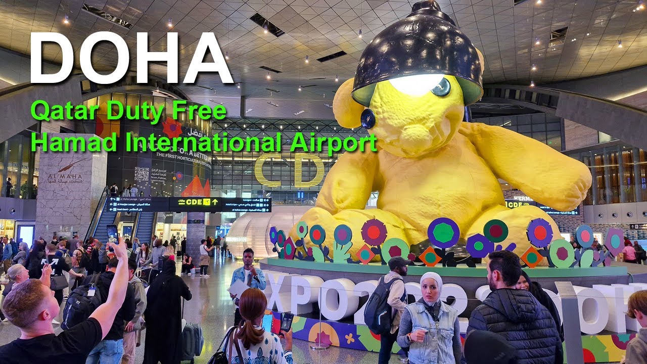 Exploring Doha's EPIC Airport! Tour the Duty-free Zone, One of World ...