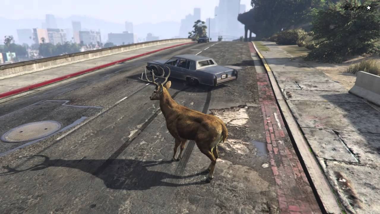 Grand Theft Auto V deer simulator - YouTube