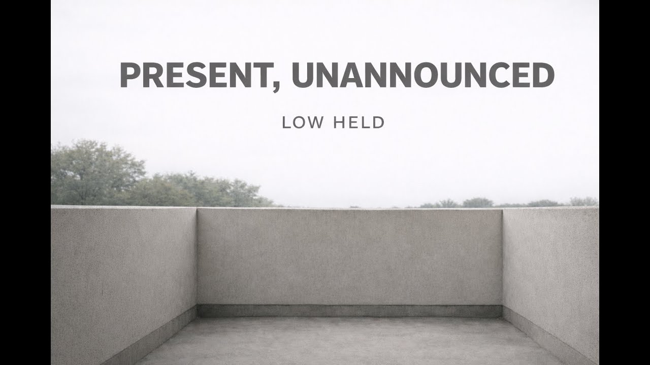 LOW HELD — PRESENT, UNANNOUNCED | Minimal Indie Soul Album - YouTube