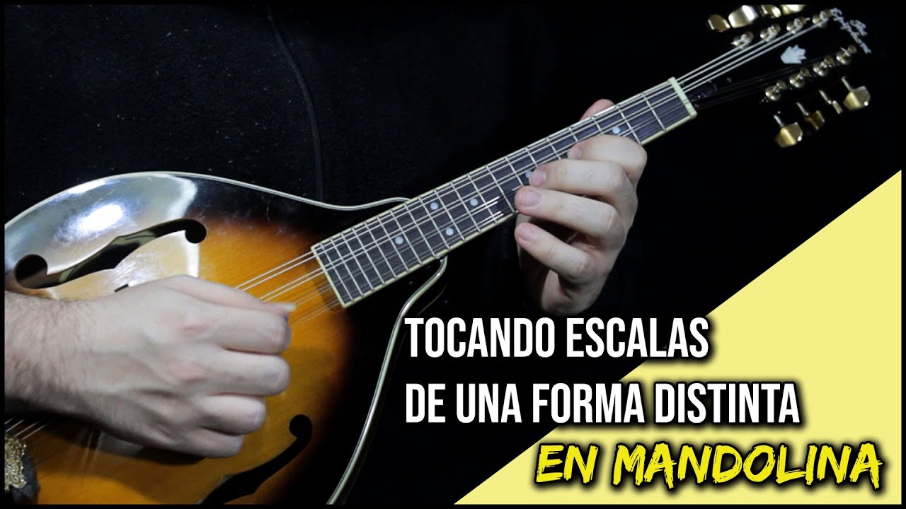 Tocando escalas de una forma distinta | Tutorial | En Mandolina - YouTube