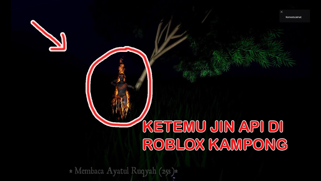 KETEMU JIN API DI ROBLOX KAMPONG #roblox #robloxhoror - YouTube