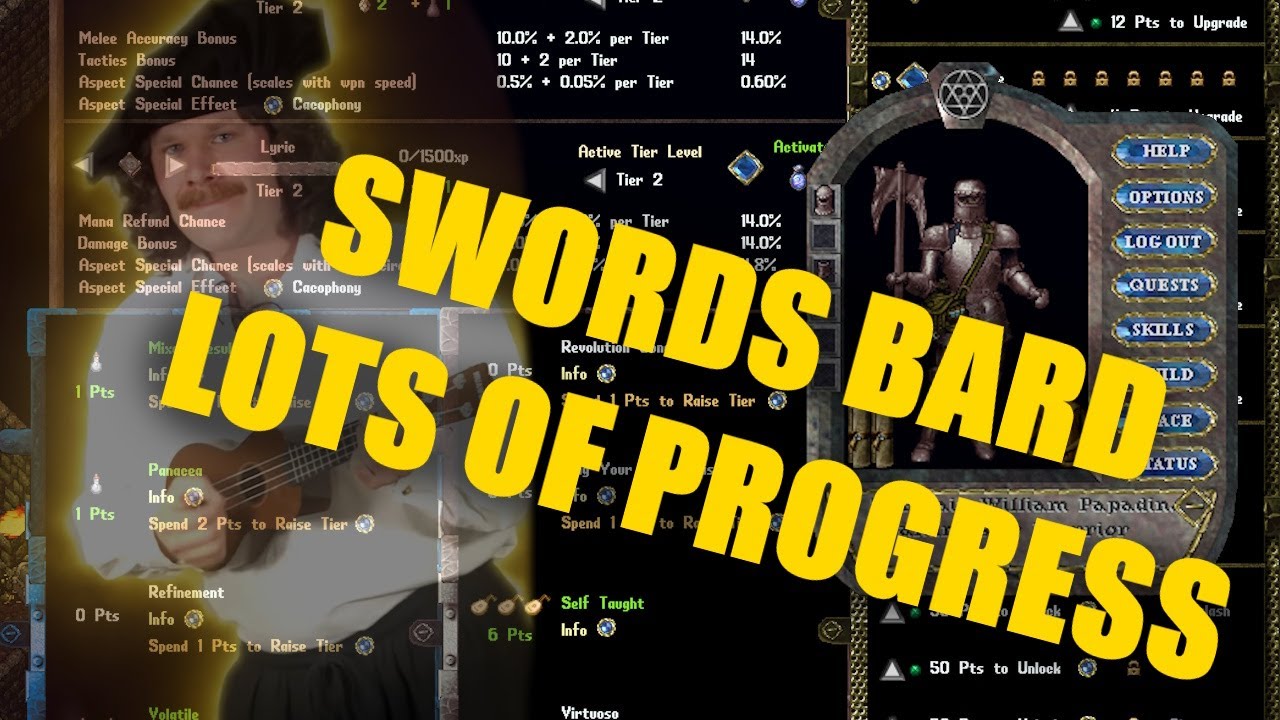 UO Outlands - Newbie Swords Bard (Day 1 in the wild) - YouTube