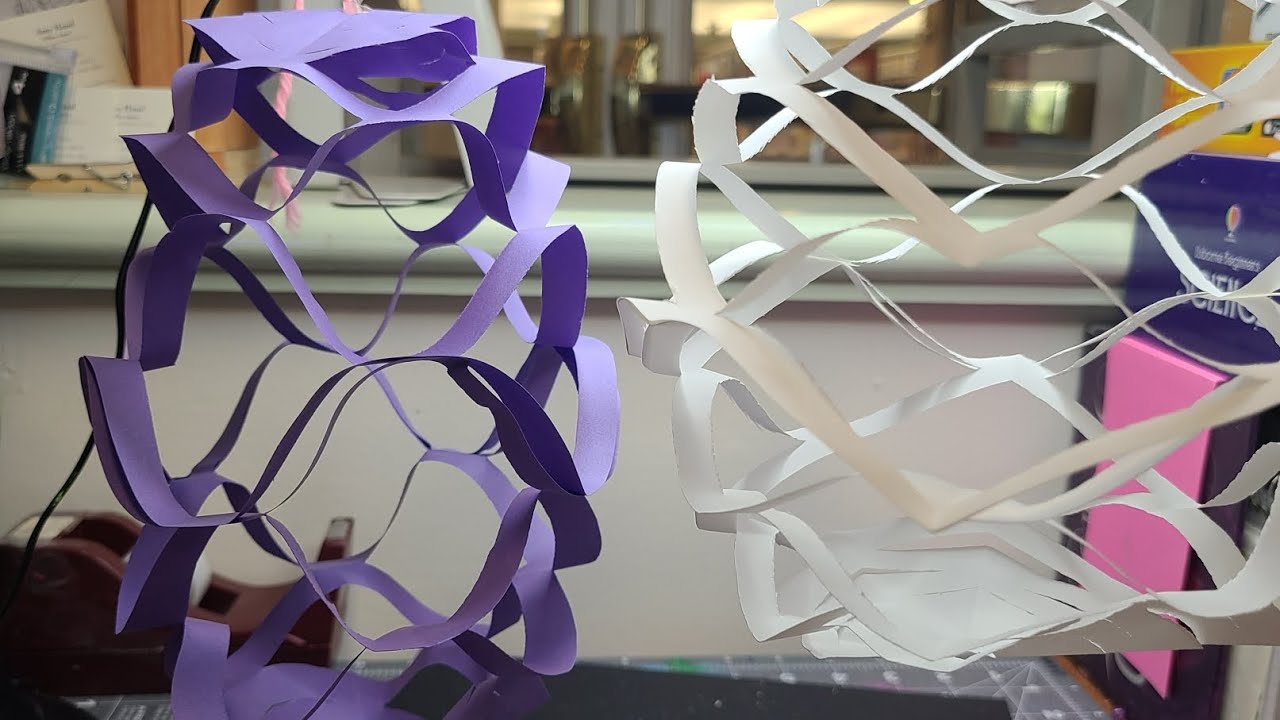 3-D Paper structure for decorating! - YouTube