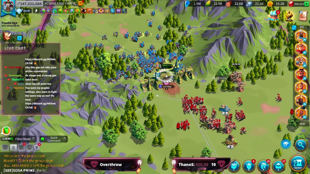 150M | 2889 VS 3065 | Pass 7 Day 1 | Rise of Kingdoms - YouTube