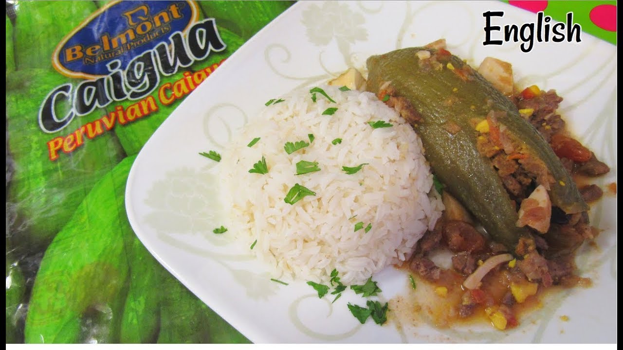 Peruvian Recipe "CAIGUAS RELLENAS" in US, Easy recipe! I Lorentix - YouTube