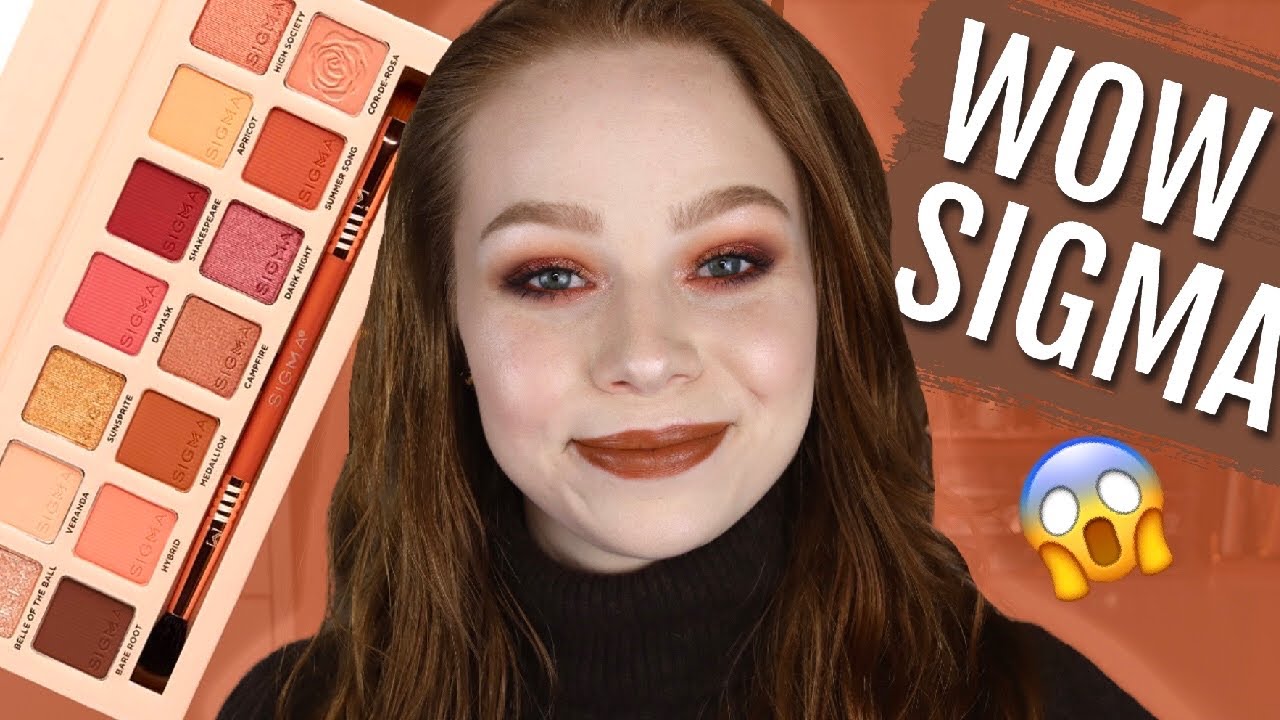 Sigma Cor De Rosa Palette First Impression (I’M SURPRISED) - YouTube
