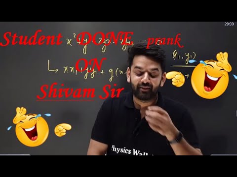 shivam sir ke saath hua prank | | student pranked shivam sir| | - YouTube