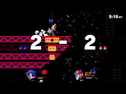SSBU: Sonic vs. Mario