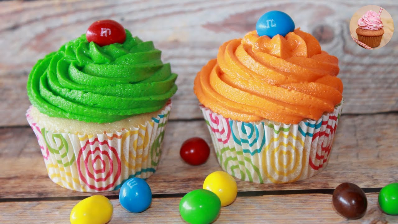 M&M Cupcakes | How To make THE BEST M&M Cupcakes | Sweet Tooth Cupcakes ...