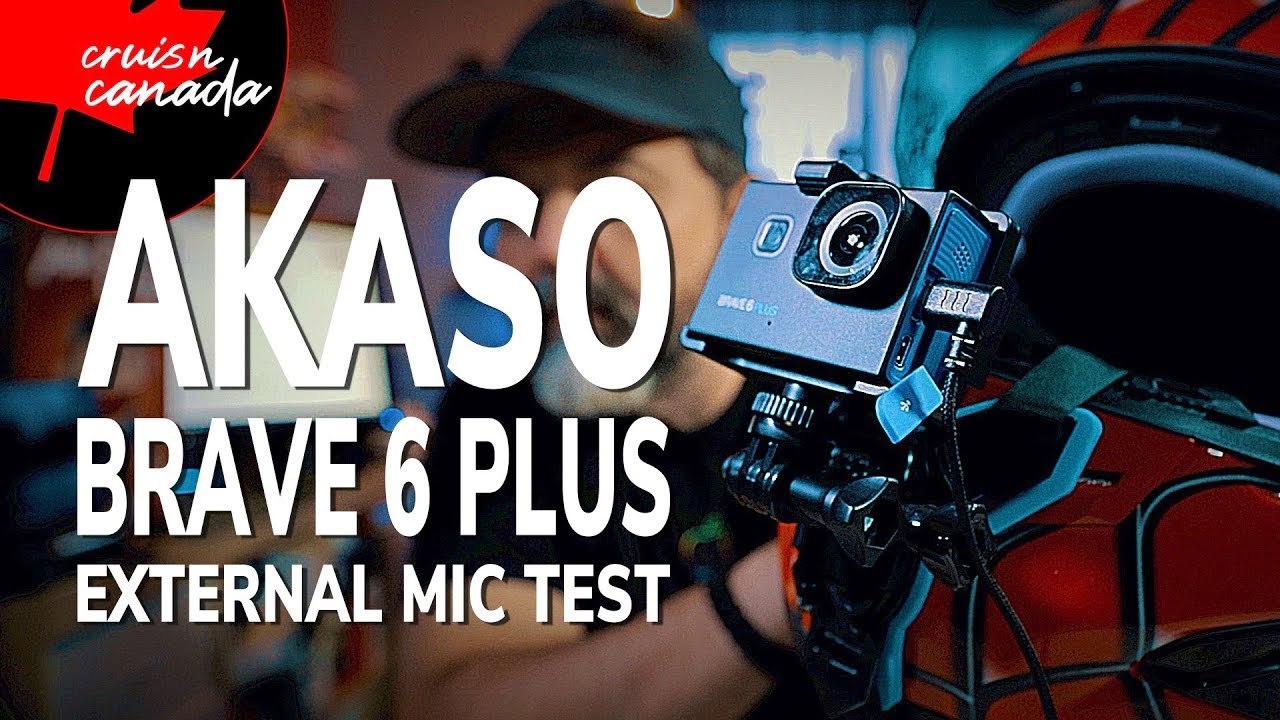 Akaso Brave 6 Plus External USB C Mic Test and Review | Ultimate Combo ...