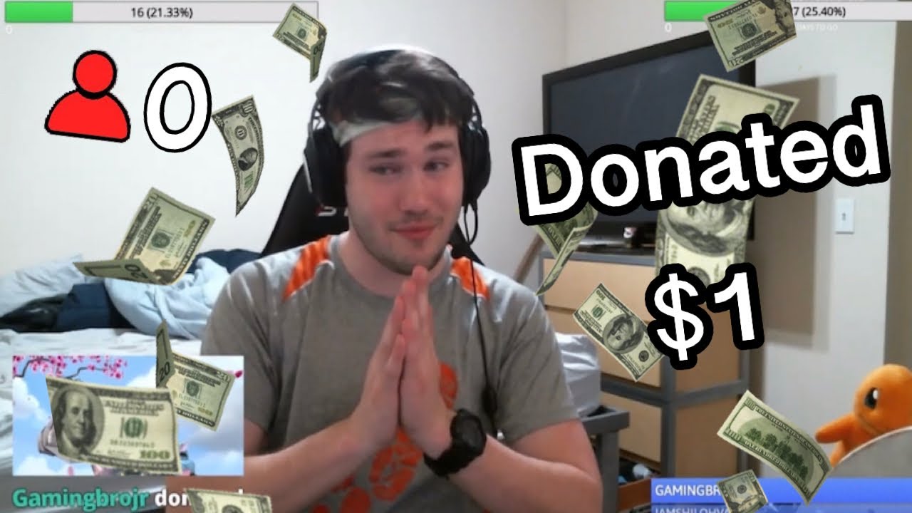 Donating To Smaller Streamers - YouTube