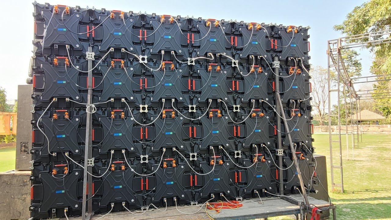 How to Setup LED Wall Display || LED Wall Setup in Wedding ...