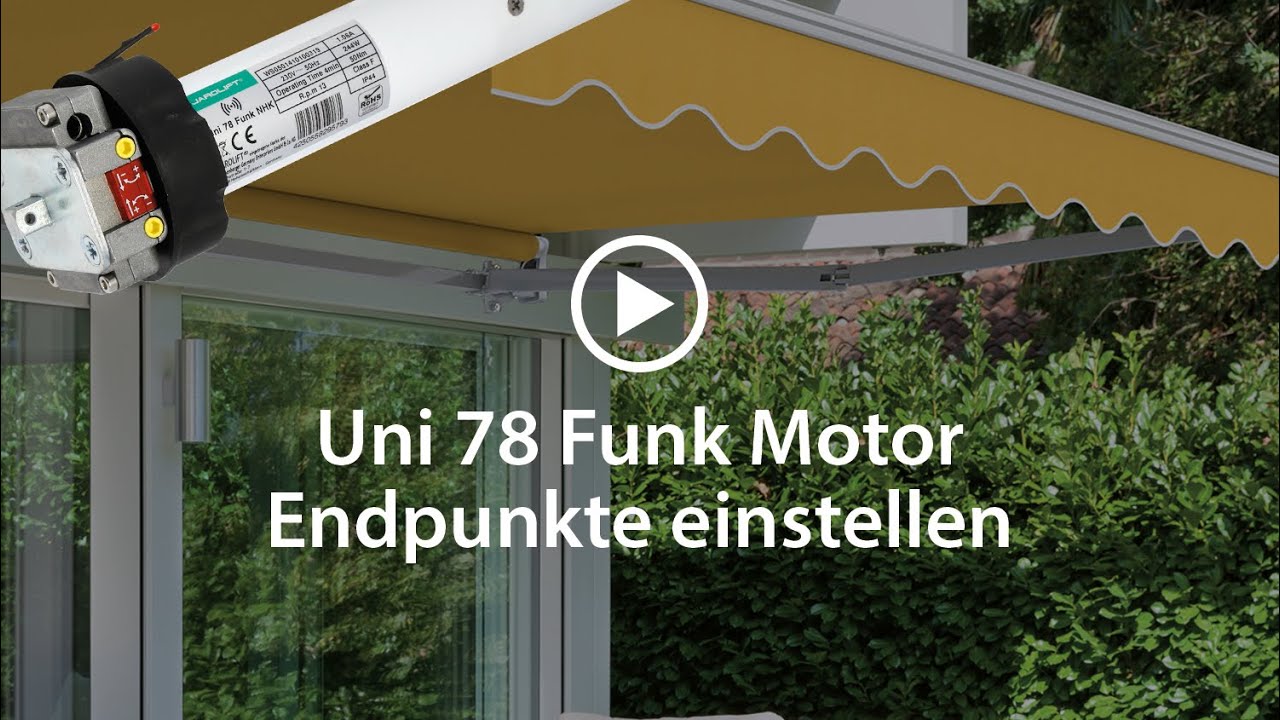 Endpunkte einstellen - UNI78 Universal Funk-Markisenmotor | JAROLIFT ...