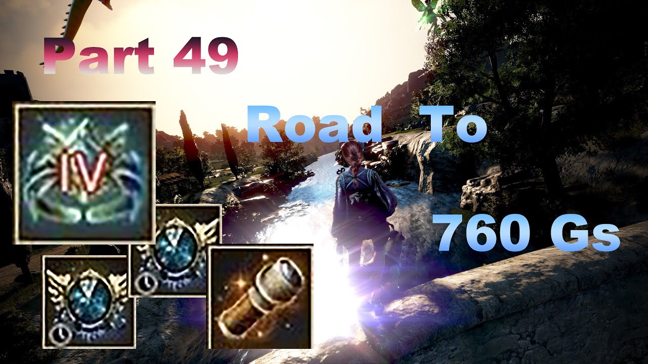 【BDO】 Black Desert -Road To 760Gs Part49:刷個德柏戒的證物，刷著刷著還會出鏡頭!!! 一次上琉德柏雷卡 ...