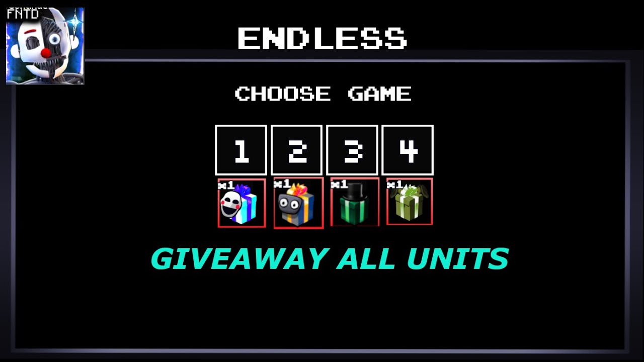 I beat every Endless match In Five Nights TD(Giveaway for all endless units) - YouTube