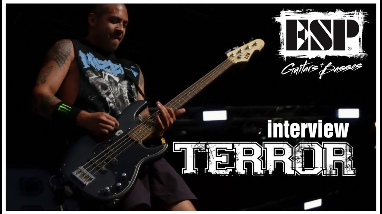 TERROR (HxC) et leurs guitares ESP - Hellfest 2018 (vidéo de la boite ...