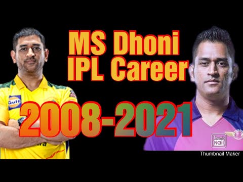MS Dhoni's IPL Careers , Records, Total Runs, Total Matches From 2008 ...