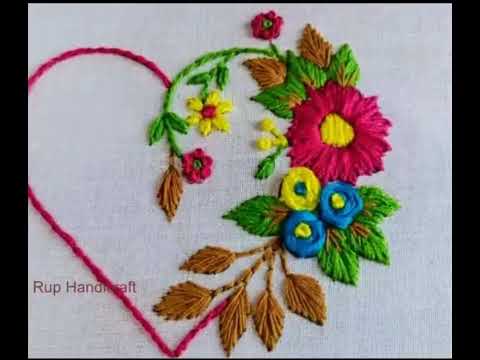 beautiful embriodery design # letest hand embriodery - YouTube