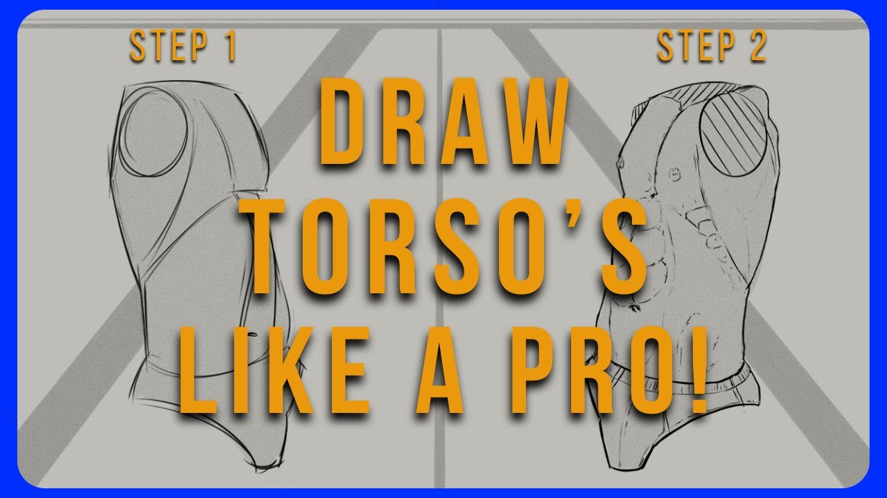 I'll Teach You To Draw The Torso With This Simple Method! - YouTube