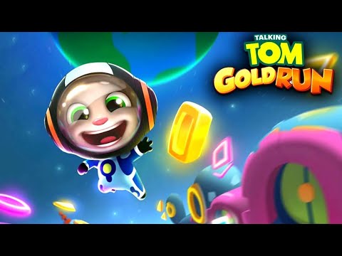 astronaute Tom|Talking Tom Gold Run|cours tom|Héro Tom - YouTube