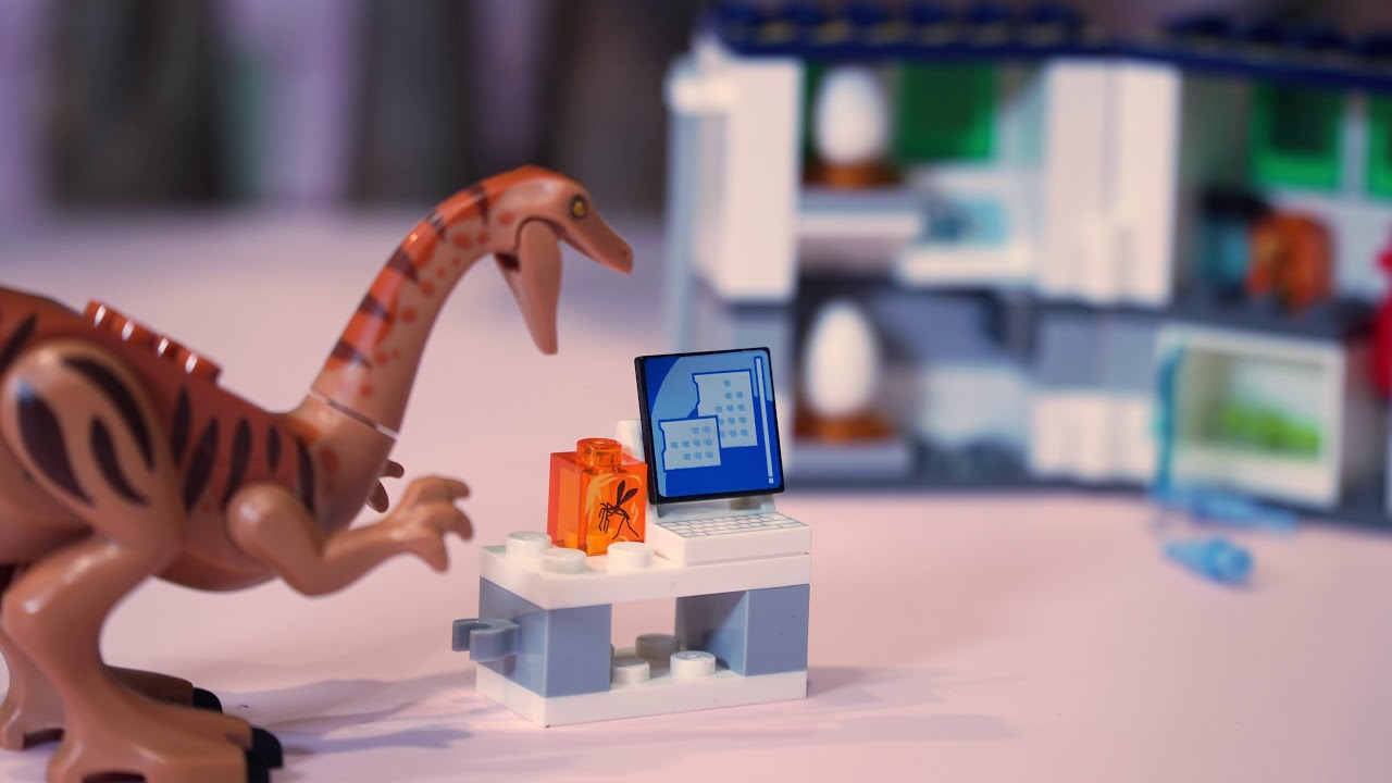 LEGO Jurassic World serum wzrostu dinozaury - YouTube