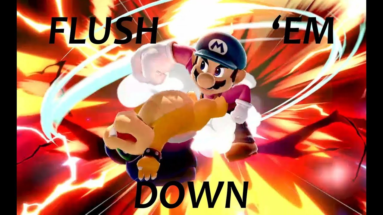 Smash Bros Ultimate: Mario Montage -Flush 'em Down - YouTube