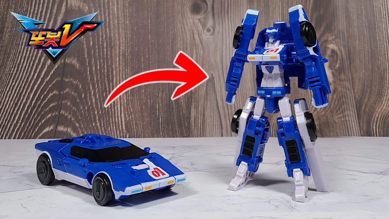 🚗[또봇V] 미니 타키온 심플한 변형 / [TOBOT V] MINI Tachyon - YouTube