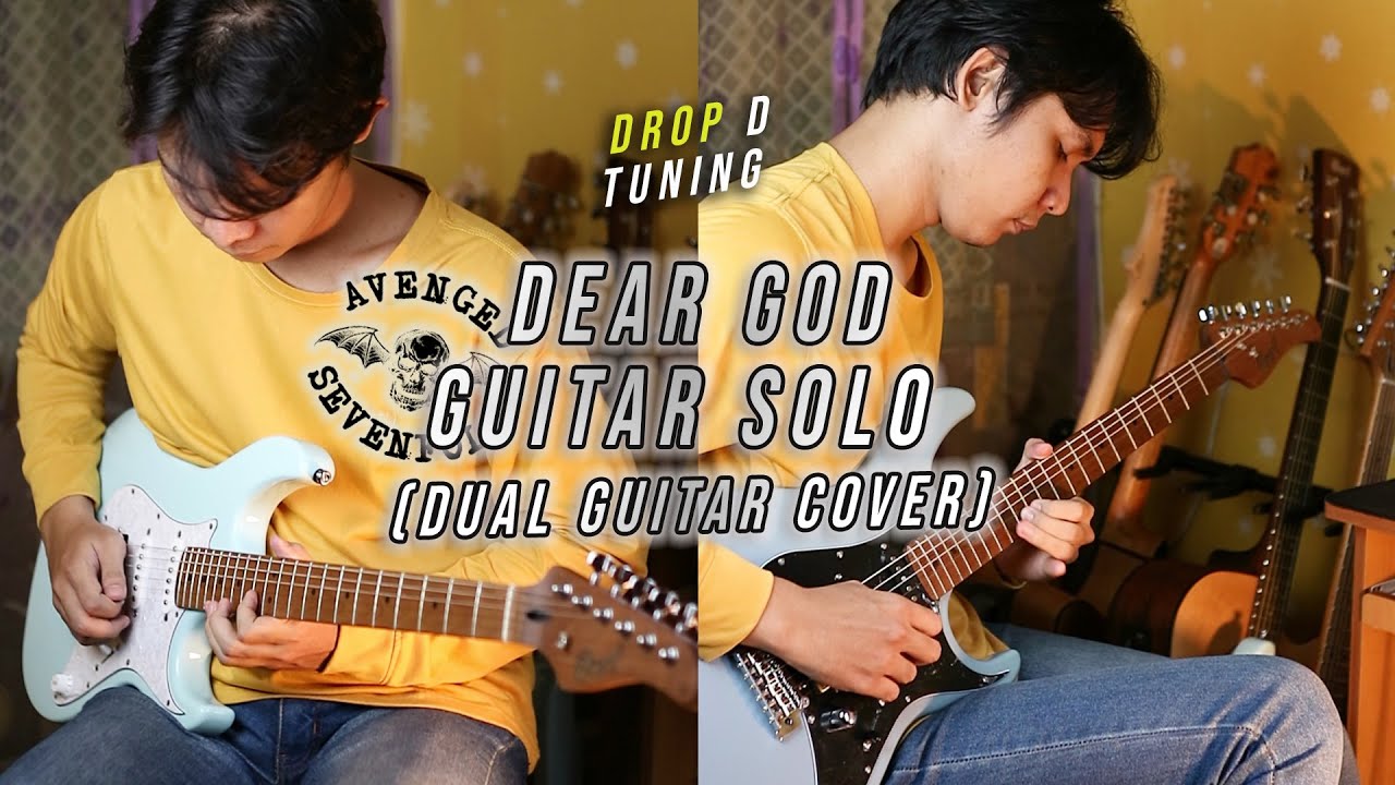 Avenged Sevenfold - Dear God Guitar Solo + TAB (DROP D TUNING) - YouTube