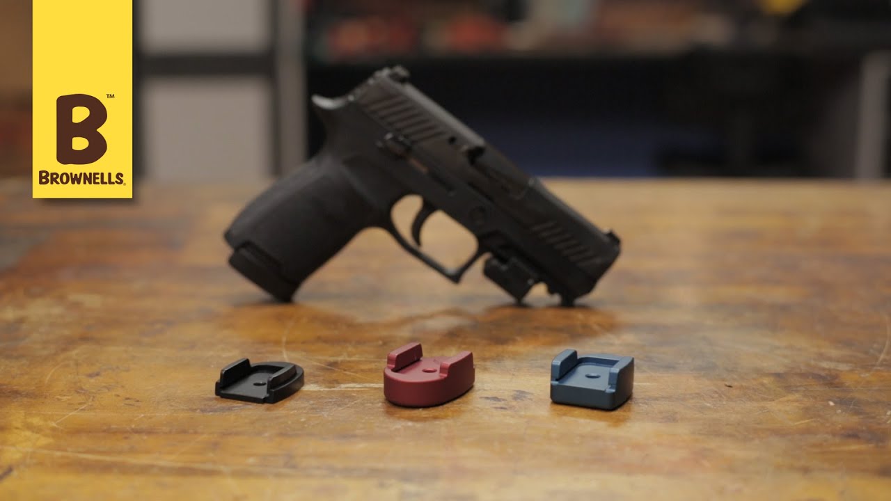 PA Enterprises Sig P320 Base Plates - YouTube