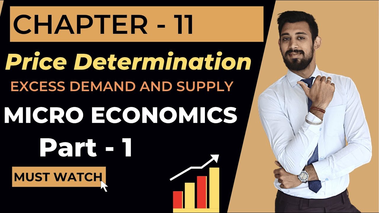 Price determination | Micro economics | Excess demand | Excess Supply ...