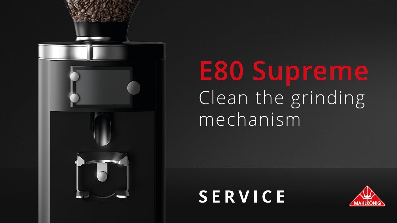Mahlkönig E80S | Clean the grinding mechanism - YouTube