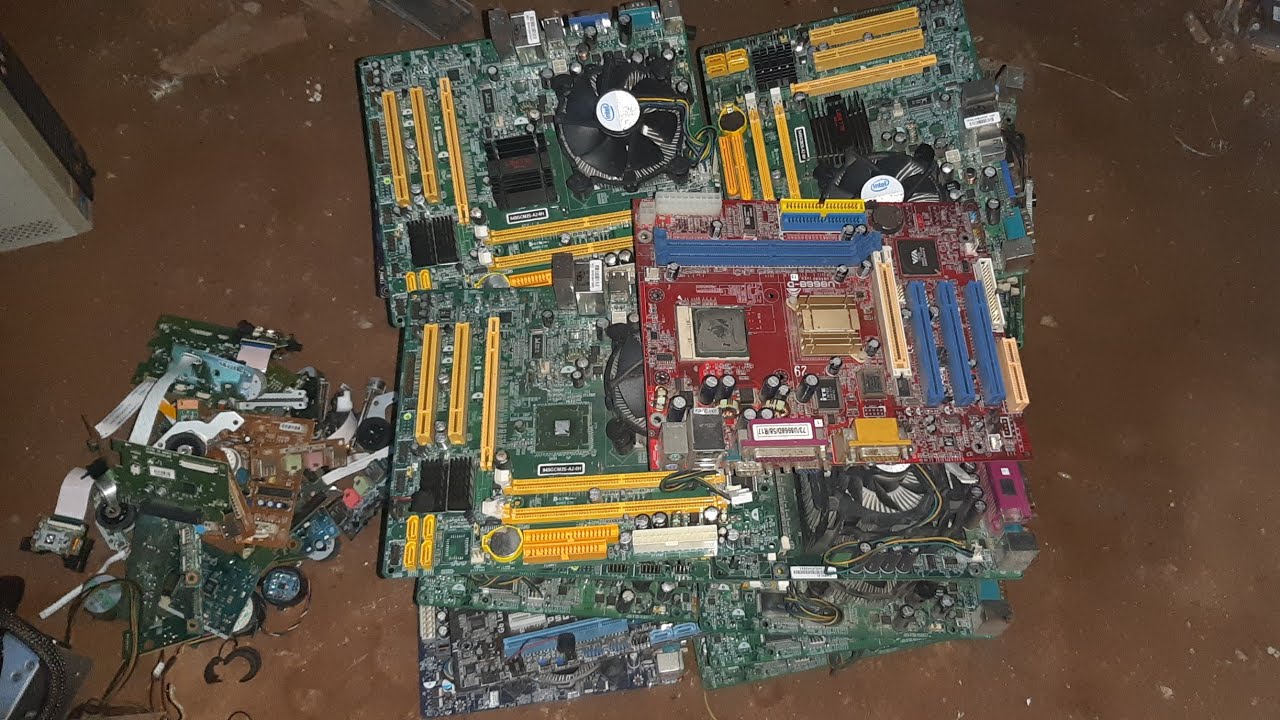 PREPARING SCRAP BOARDS TO BE SOLD PART 1 - YouTube