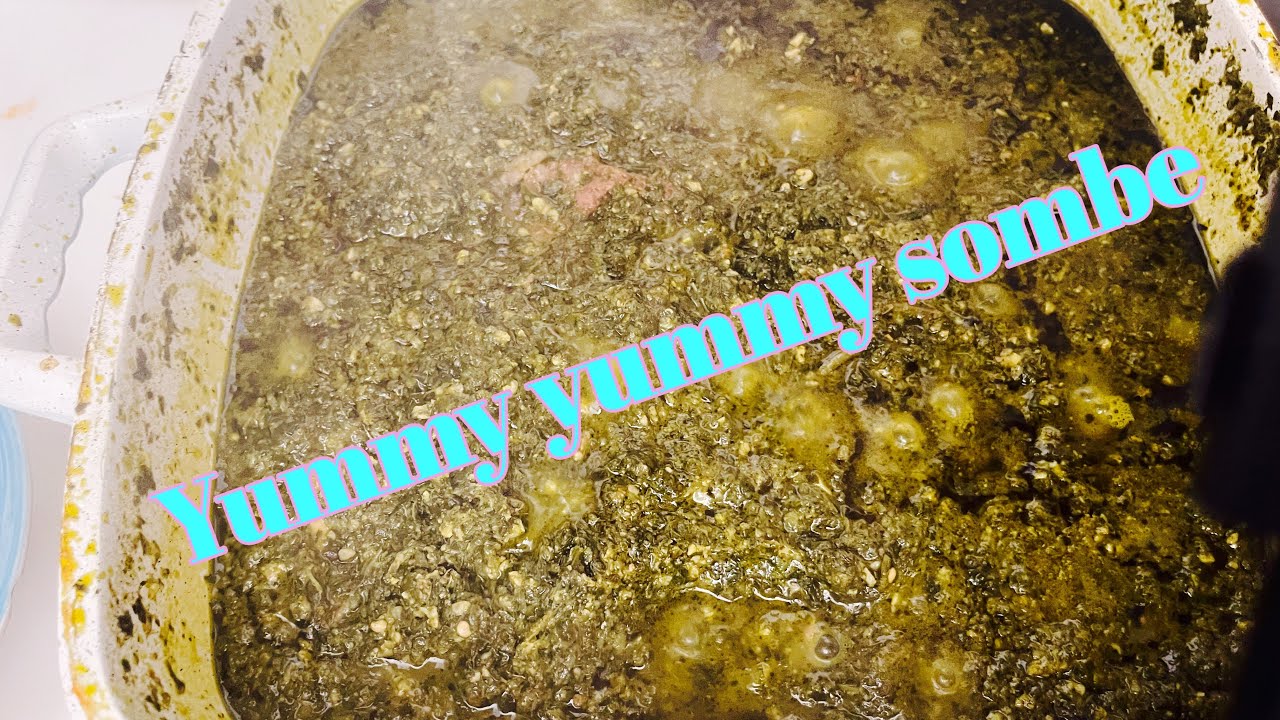 Learn how to make sombe (cassava leaves)and beans - YouTube