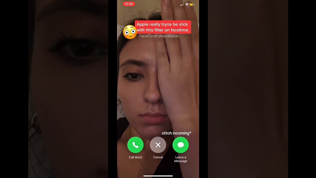 How to turn off FaceTime weird eye filter ⁠stitch with ...