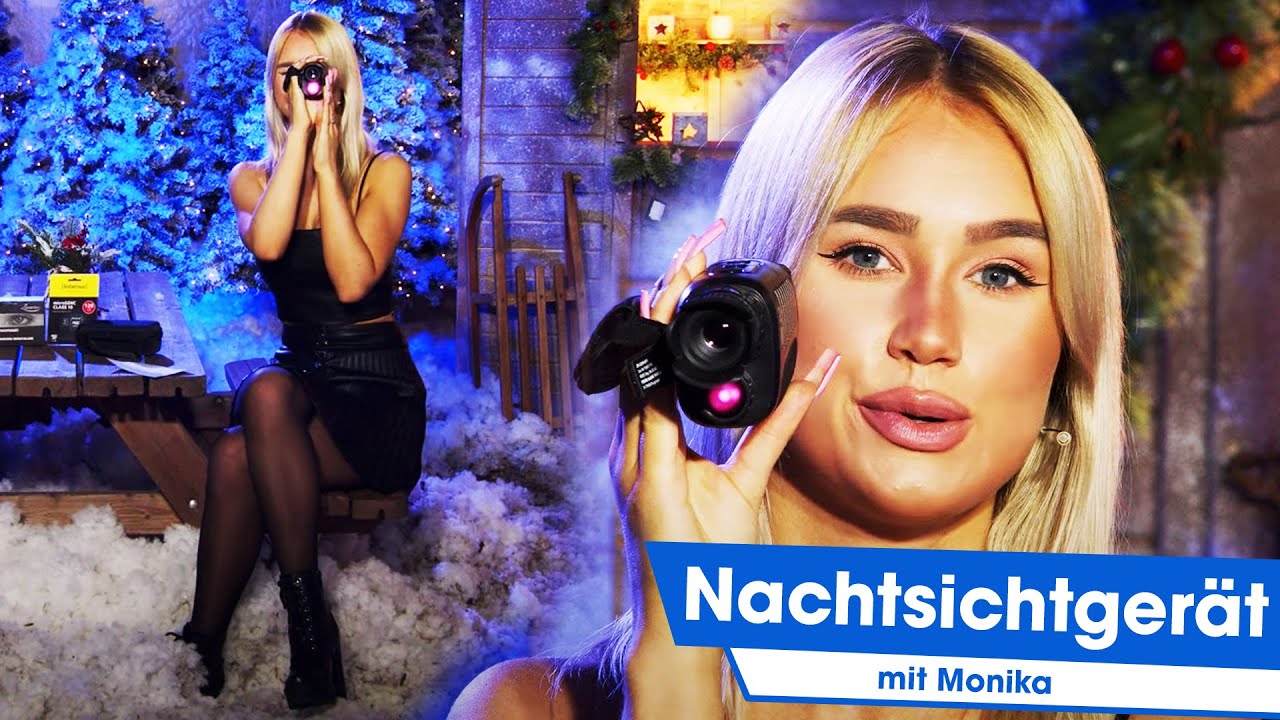 Monika hat Katzenaugen mit dem reichweitenstarken Nachtsichtgerät von ...