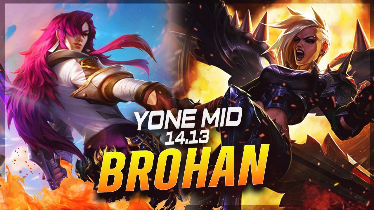 Brohan - Yone vs Kayle MID Patch 14.13 - Yone Gameplay - YouTube