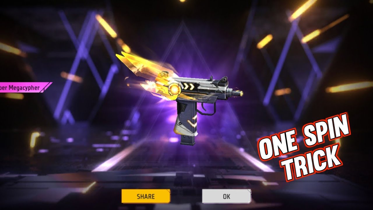 MINI UZI 1 SPIN TRICK ! NEW WEAPON ROYAL 1 SPIN TRICK ! HOW TO GET MINI ...