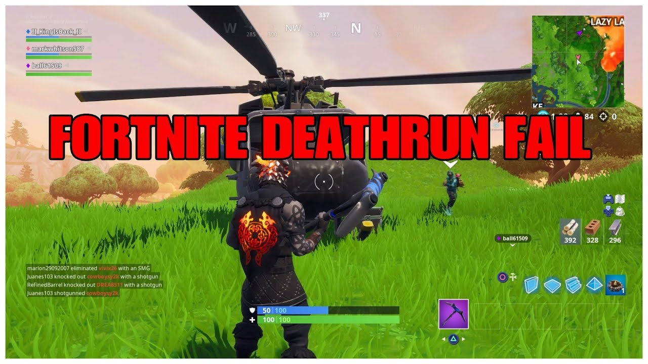 FORTNITE DEATHRUN FAIL FT Isaac Merchant - YouTube