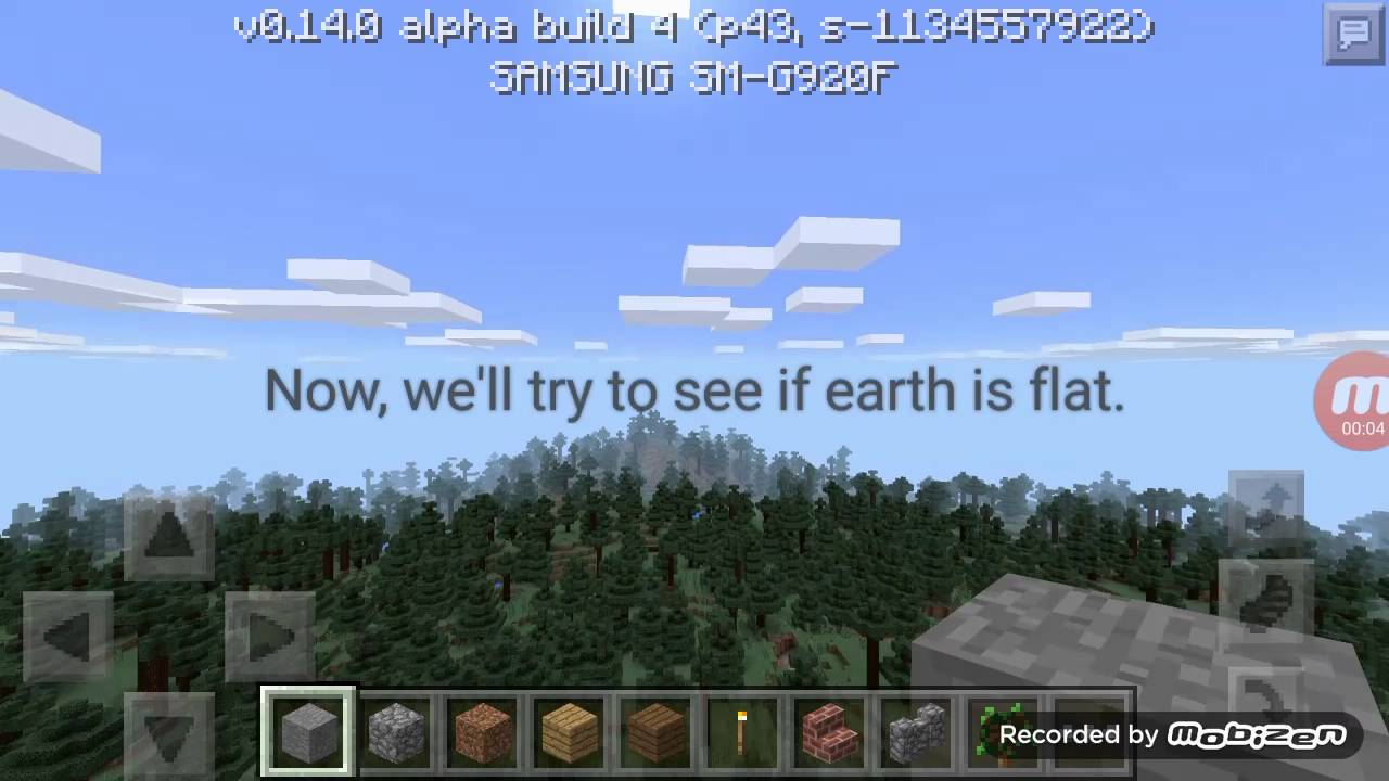 The earth is FLAT! Minecraft secret message - YouTube