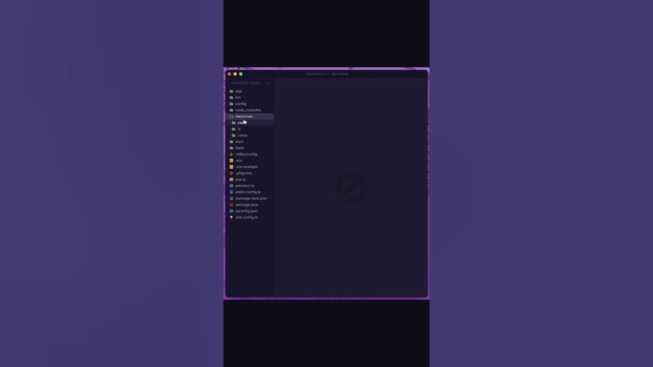 How to Install TailwindCSS 4 in AdonisJS 6 #tailwindcss #nodejs #adonisjs - YouTube