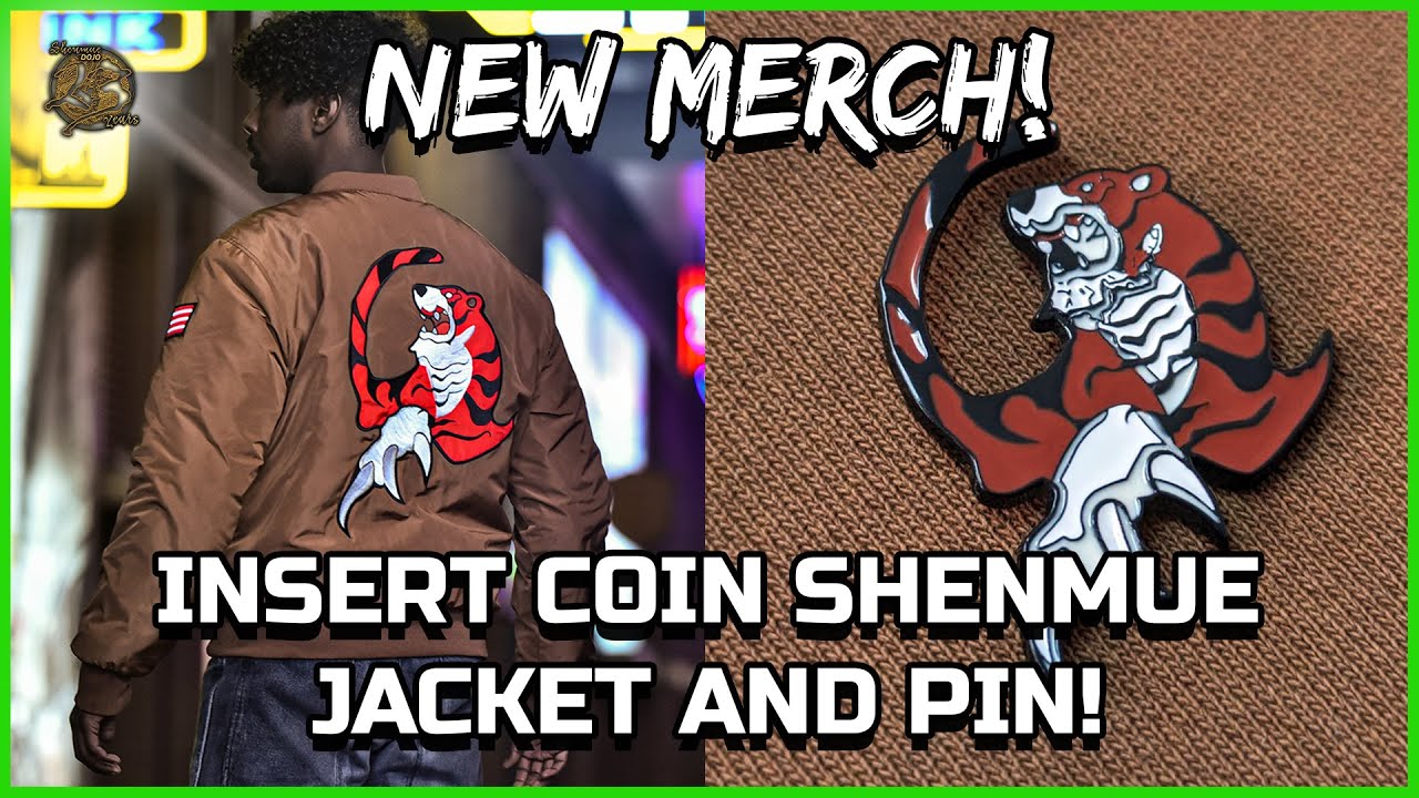 NEW MERCH - INSERT COIN SHENMUE JACKET AND PIN - OUT NOW! - Shenmue ...