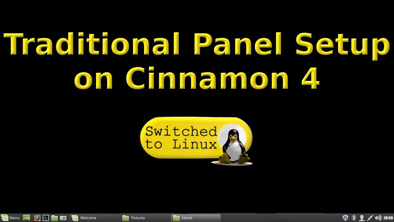 Creating a Traditional Panel on Cinnamon 4 - YouTube