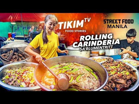 CARINDERIA Street Food sa Blumentritt Manila | Pork Caldereta, Dinakdakan, Lechon Pares | TIKIM TV