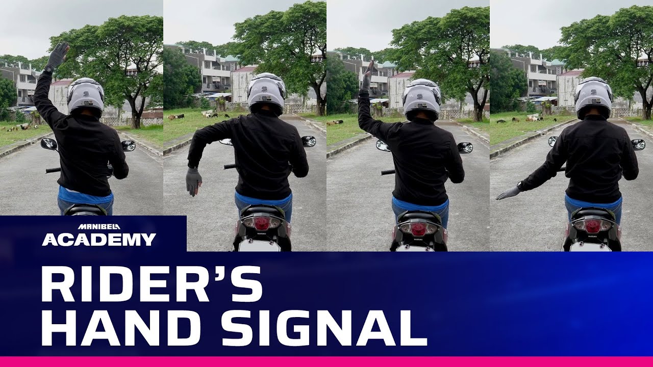 Manibela Academy RIDER'S HAND SIGNAL you must know - YouTube
