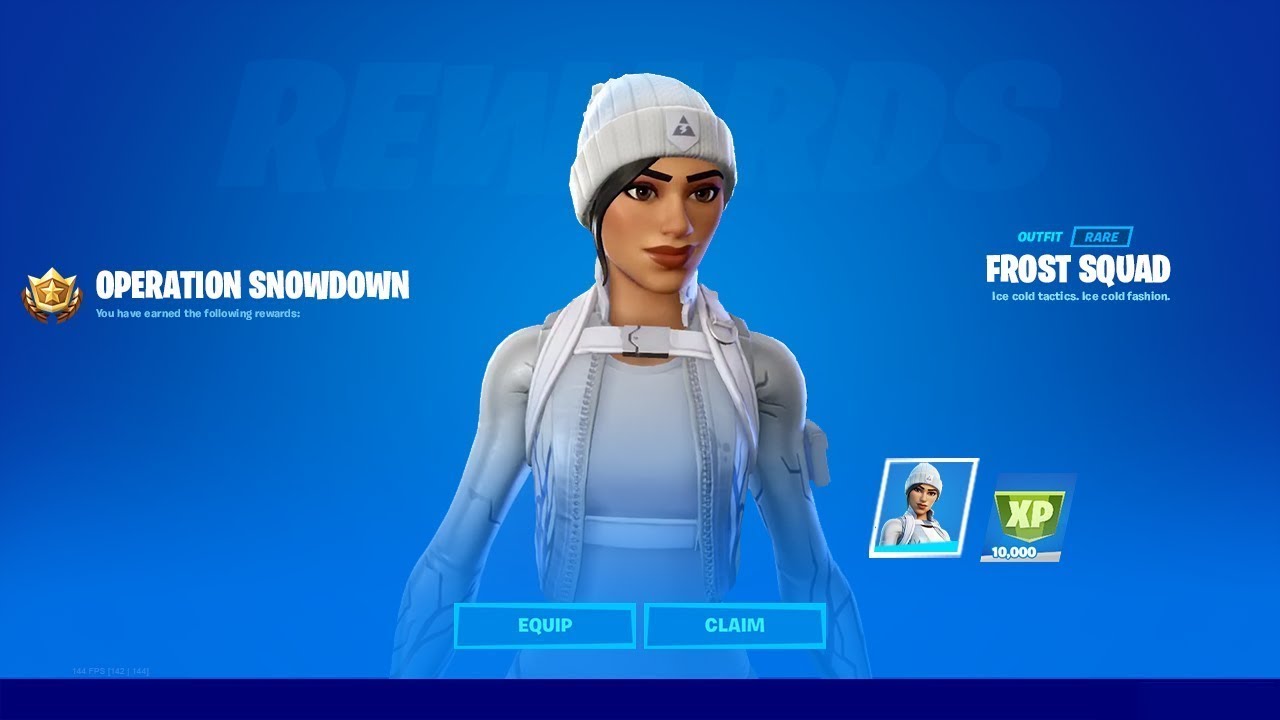 Unlocking Frost Squad Skin in Fortnite - YouTube