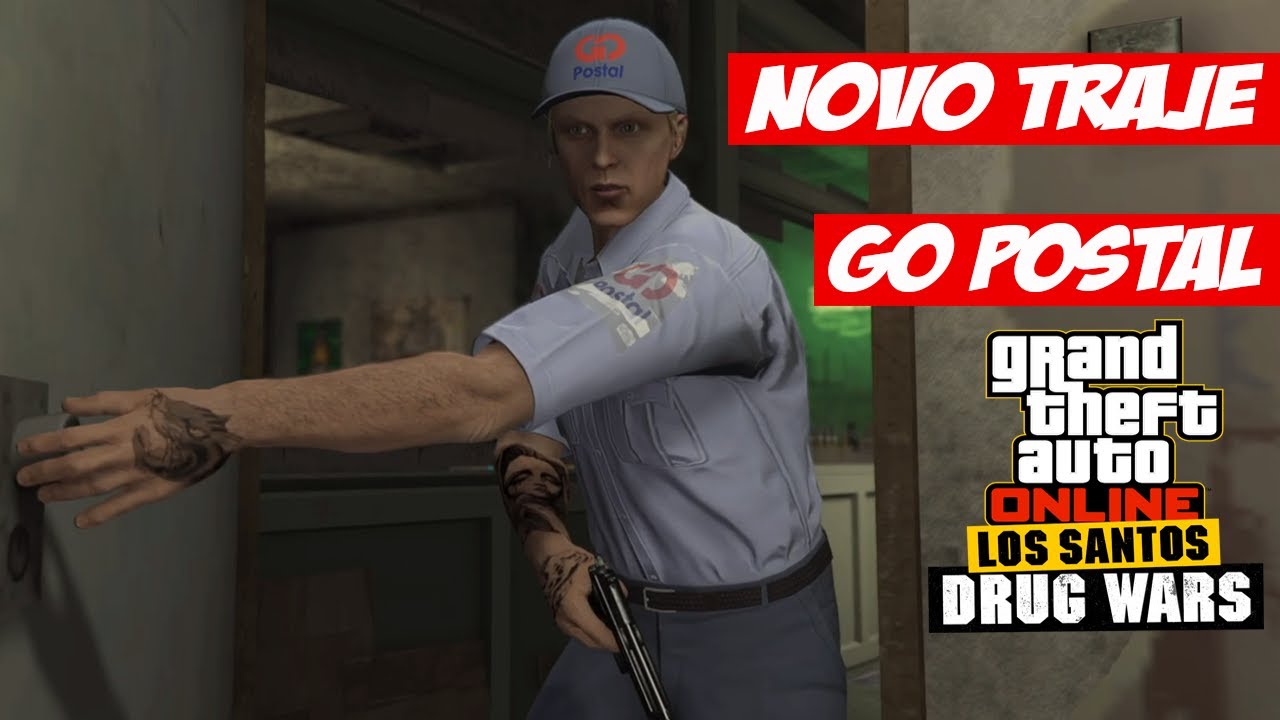 COMO DESBLOQUEAR O TRAJE ESPECIAL GO POSTAL DA NOVA DLC LOS SANTOS ...