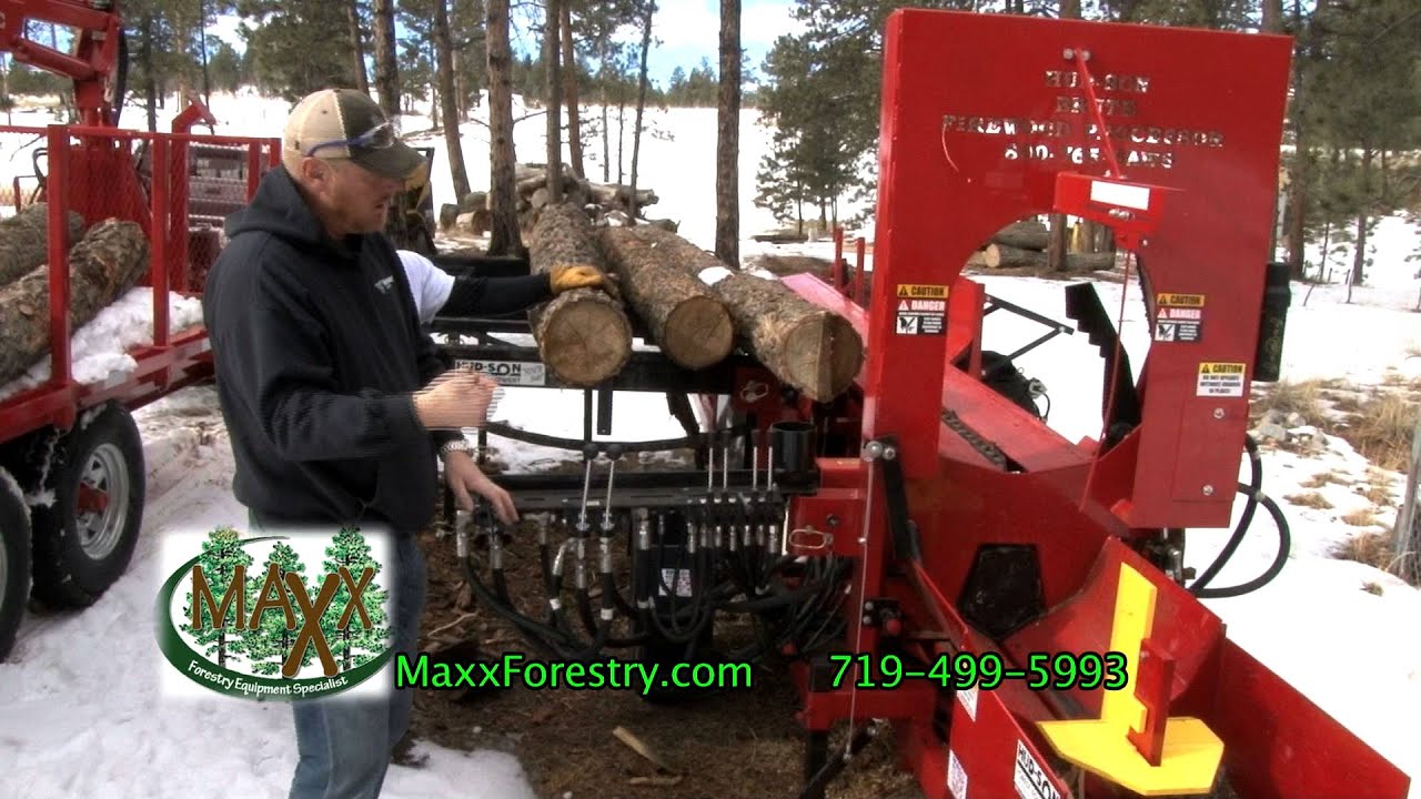Fire Wood Processor - YouTube