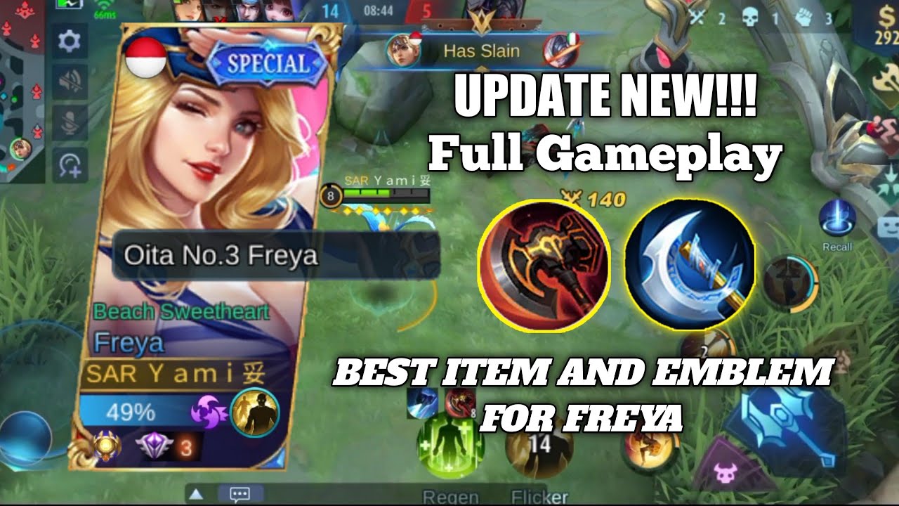 Update New!!! New Item And Emblem For Freya | MobileLegendBangBang ...