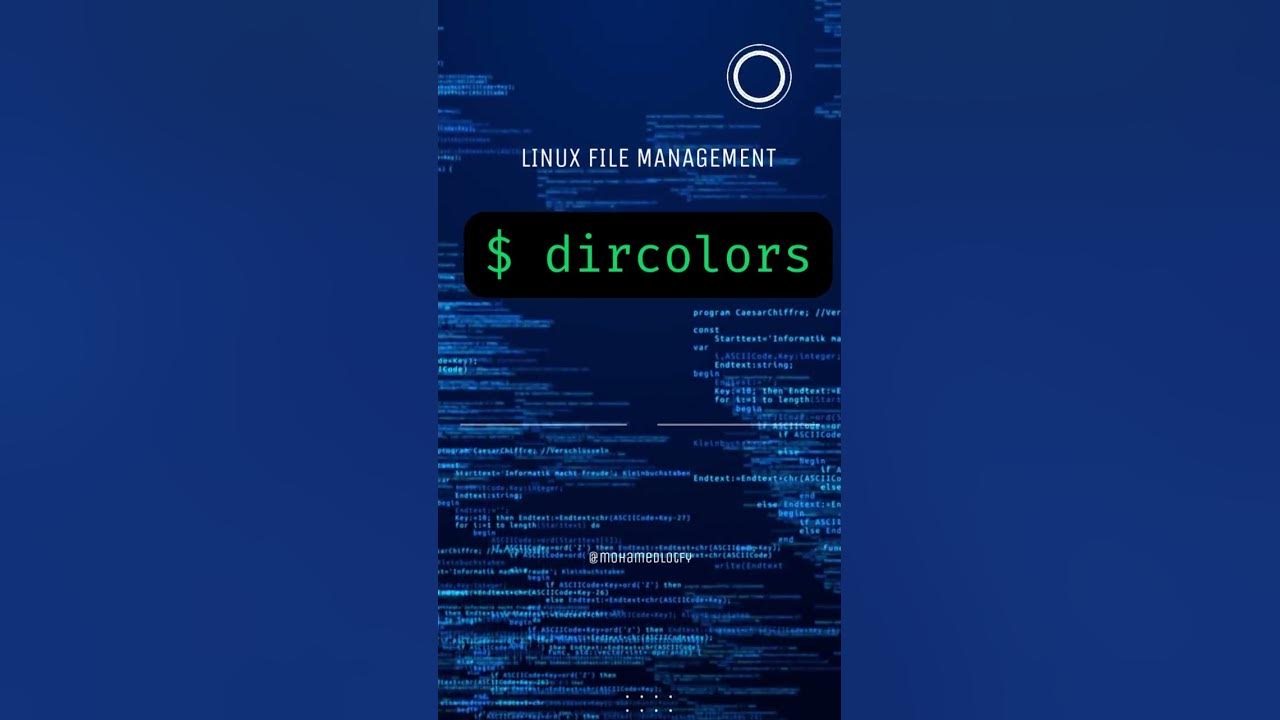 Customizing Directory Colors with the dircolors Command in Linux #shorts #shortsvideo # ...